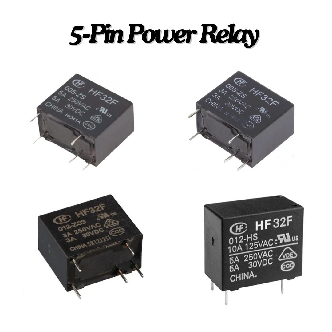 Buy Durable 5-Pin Power Relay for 250VAC/30VDC | Makerbazar