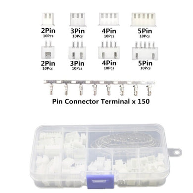 230pcs JST-XH 2.54mm Terminal Connectors Kit
