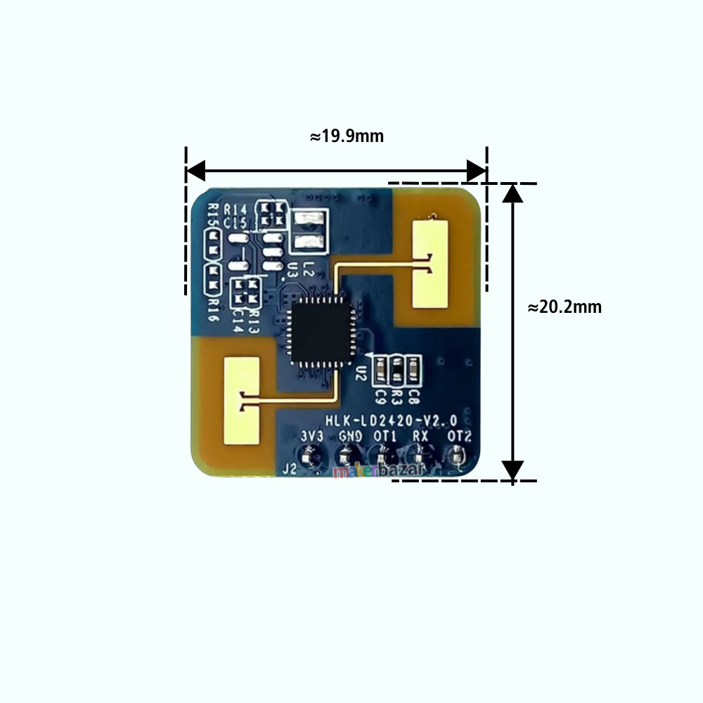 HLK-LD2420 24GHz Human Motion Radar Sensor Module