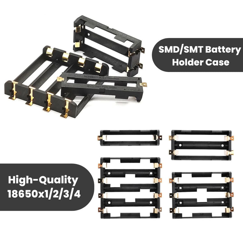 Buy 18650 SMD/SMT Battery Holder Case | Makerbazar