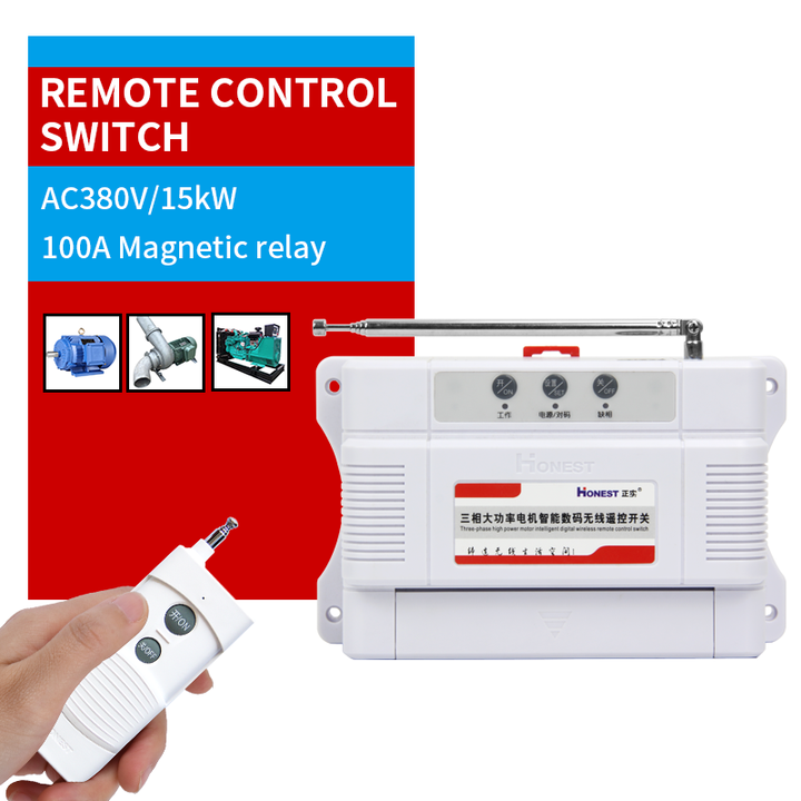 Buy HT-3810YB-1 380V High-Power Three-Phase Remote Control Switch for ...