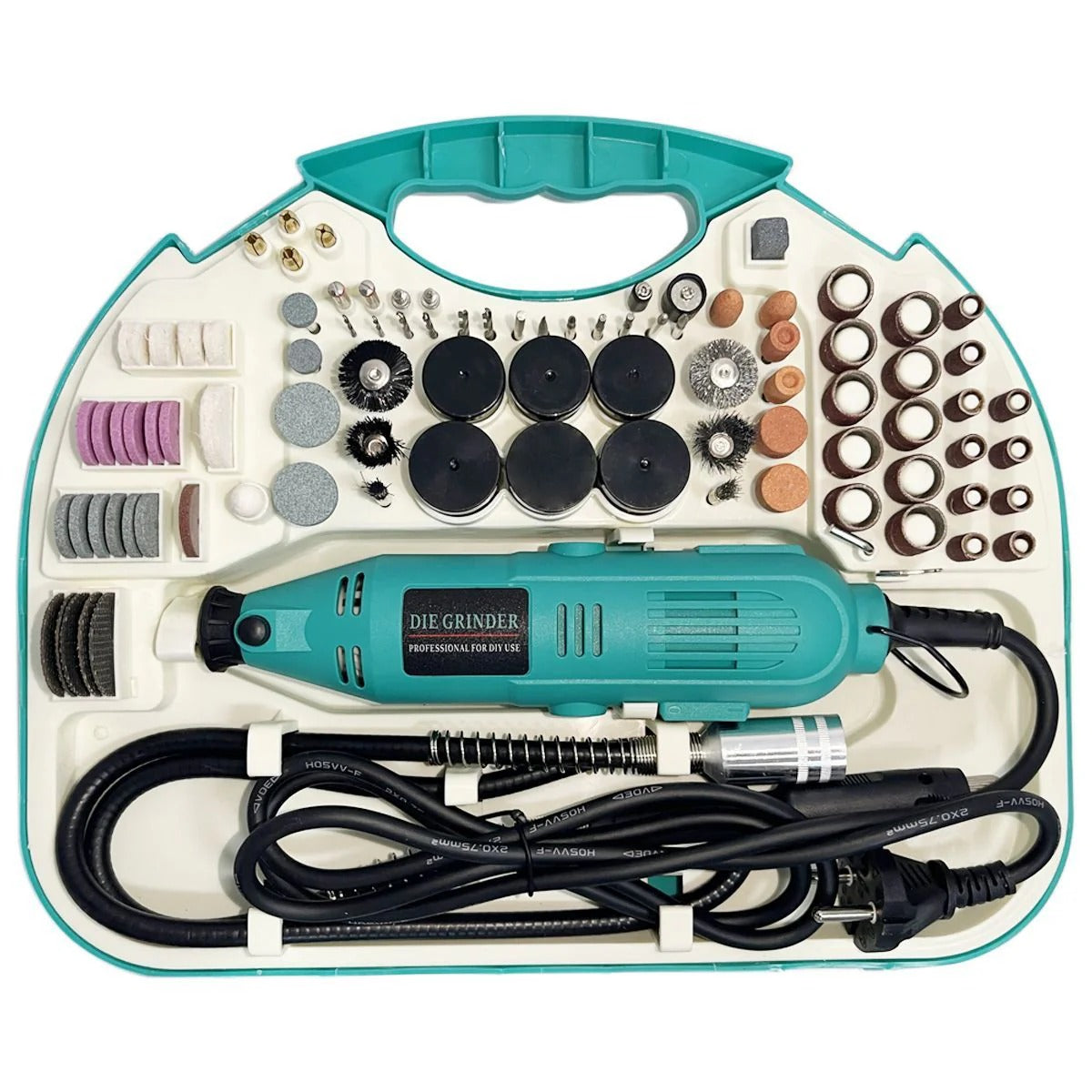 211-Pieces Multifunctional Mini Rotary Die Grinder Kit
