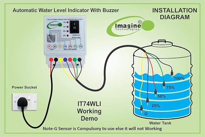 Buy Fully Automatic Water 4 & 6 Level Indicator | Makerbazar Buy Fully Automatic Water 4 & 6 Level Indicator | Makerbazar