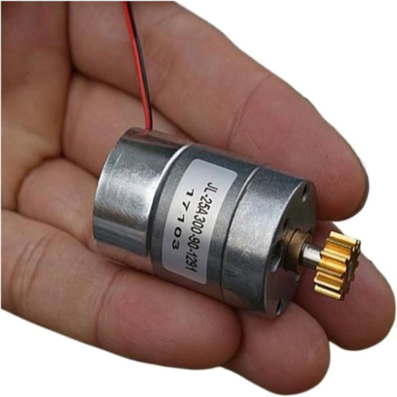 Buy Metal Gear Motor With 12 Teeth knurled Shaft | Makerbazar
