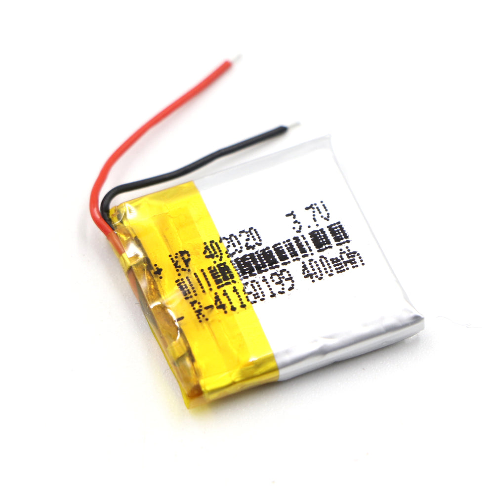 KP: 400mAh Lipo Battery - Single Cell 3.7V Lithium Polymer Battery