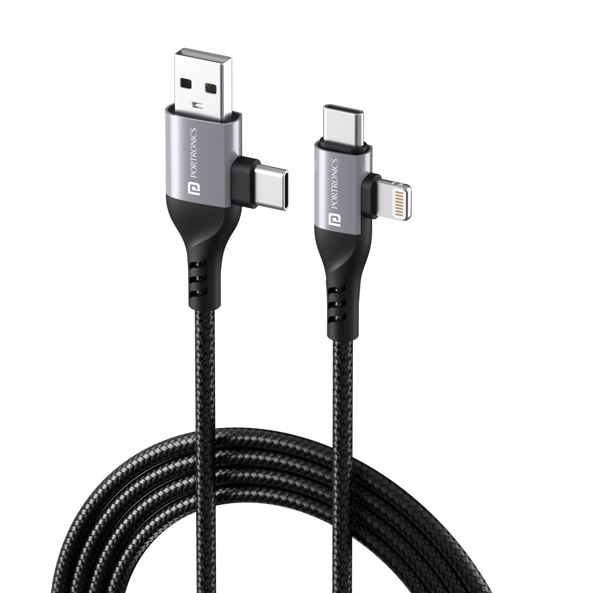 Portronics: Multi USB Ports Data Cable