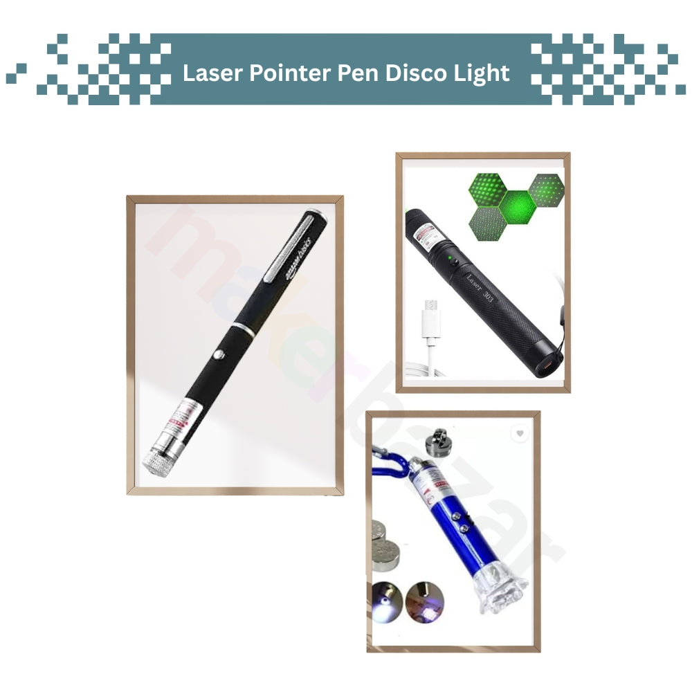 Buy 3-in-1 Green Laser Pointer with Keychain – Compact, Bright & Handy