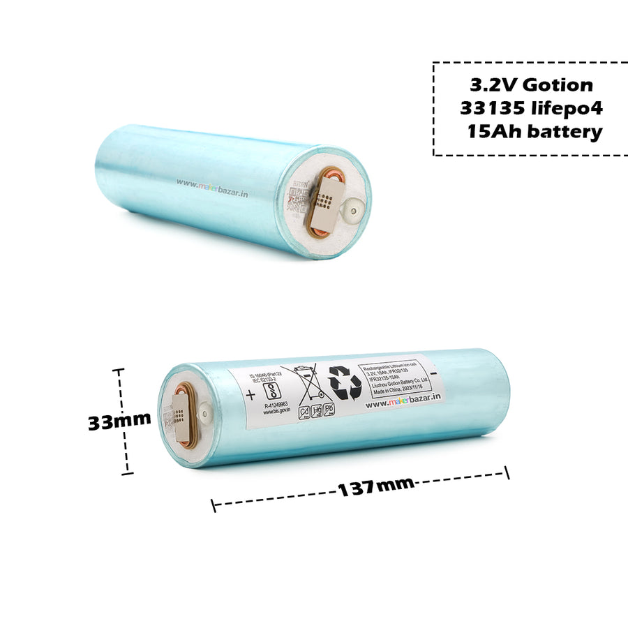 3.2V Gotion 33140 LiFePO4 15Ah Battery: Reliable Power for Various ...