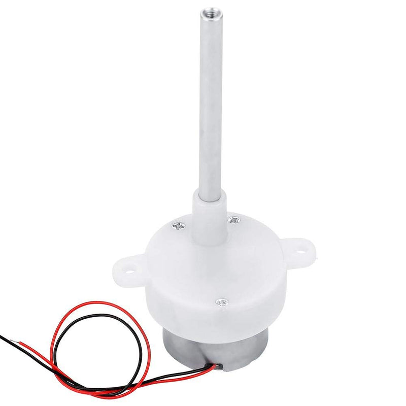 DC 3-12v Low RPM Long Shaft Turbine Worm Gear Motor Slow Reduction Gea