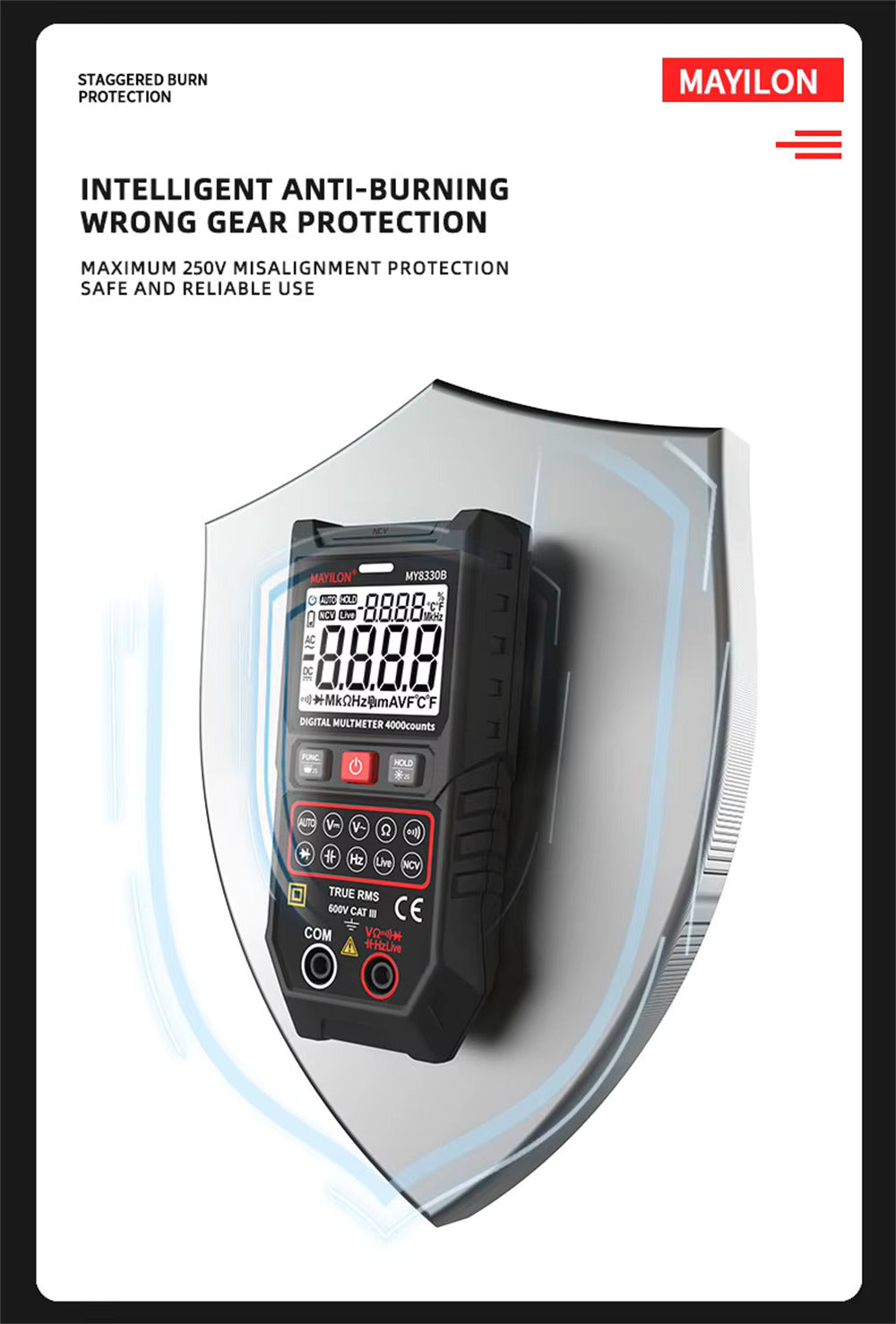 Buy Digital Multimeter with 4000 Counting Values with Automatic Measuring