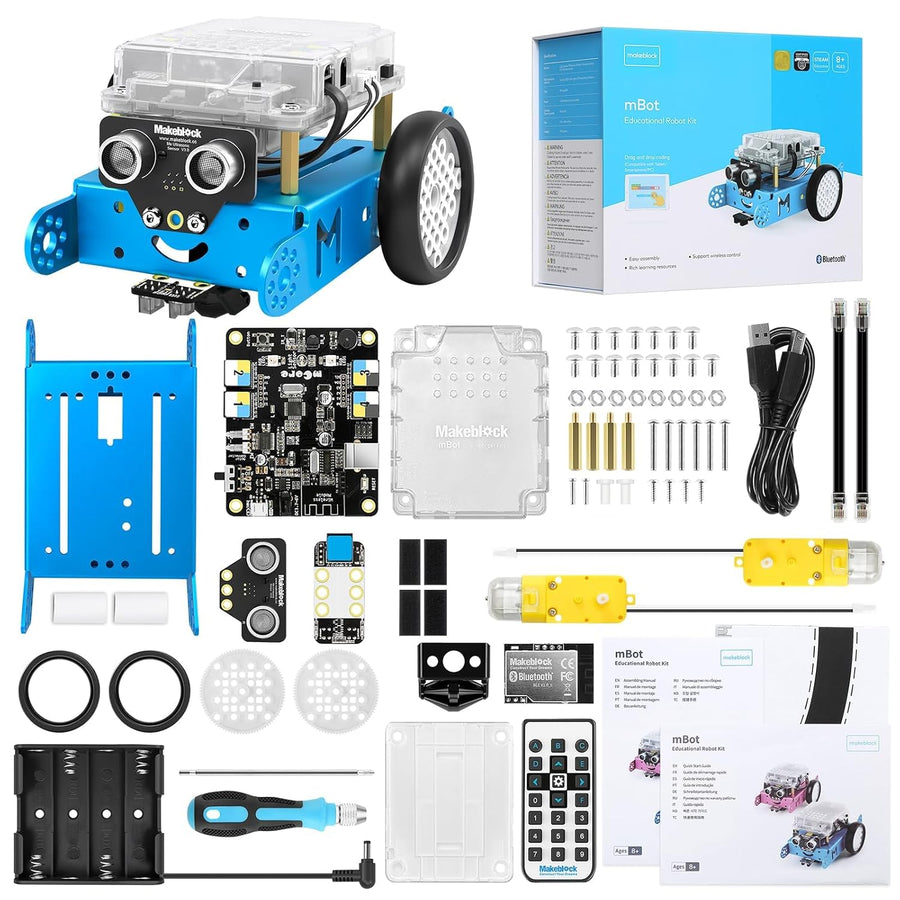 Makeblock mBot V1.1 Bluetooth Educational Robot Kit – Learn Coding ...