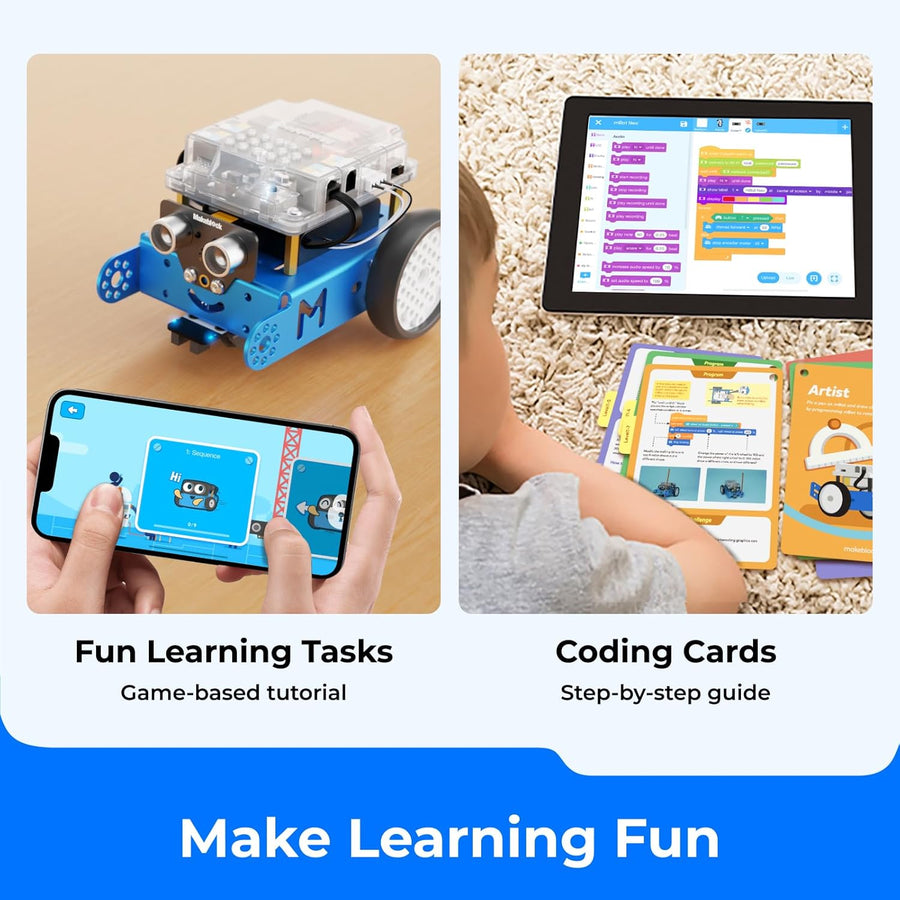 Makeblock mBot V1.1 Bluetooth Educational Robot Kit – Learn Coding ...