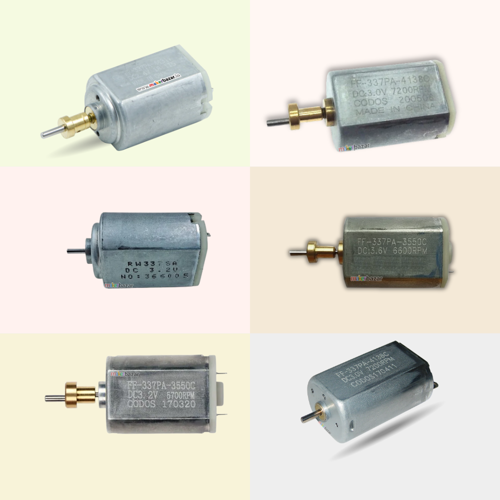 FF & RW Series Mini DC Motors (2.4V–3.6V) | High-Speed Brushed Micro ...