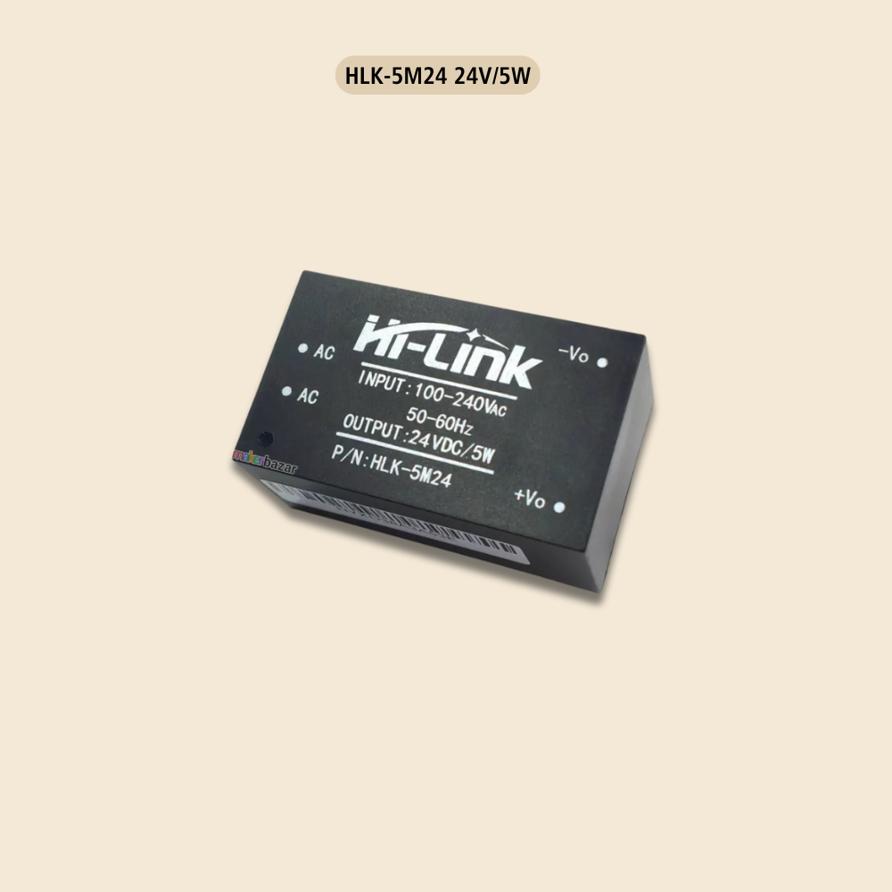 Hi-Link 24V AC to DC Power Module | 3W–20W Switching Supply