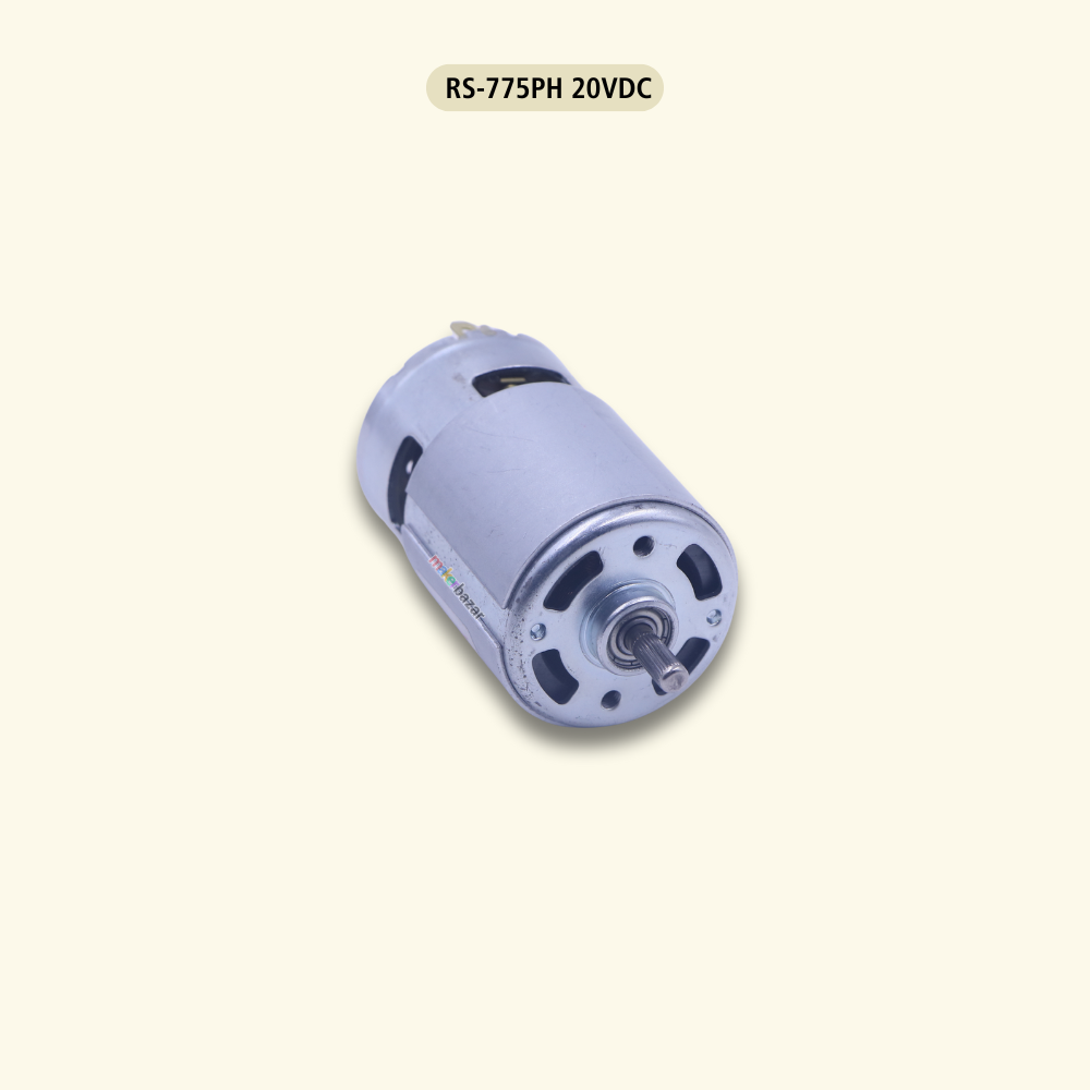 High-Torque Dual Ball Bearing Drill Motor | 18–20V DC 775 Series