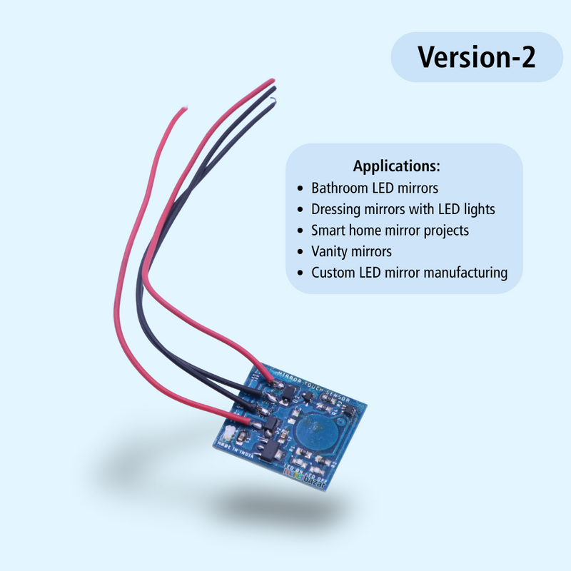 Mirror Touch Sensor (V1, V2, V3) | Smart Touch Switch for LED Mirrors
