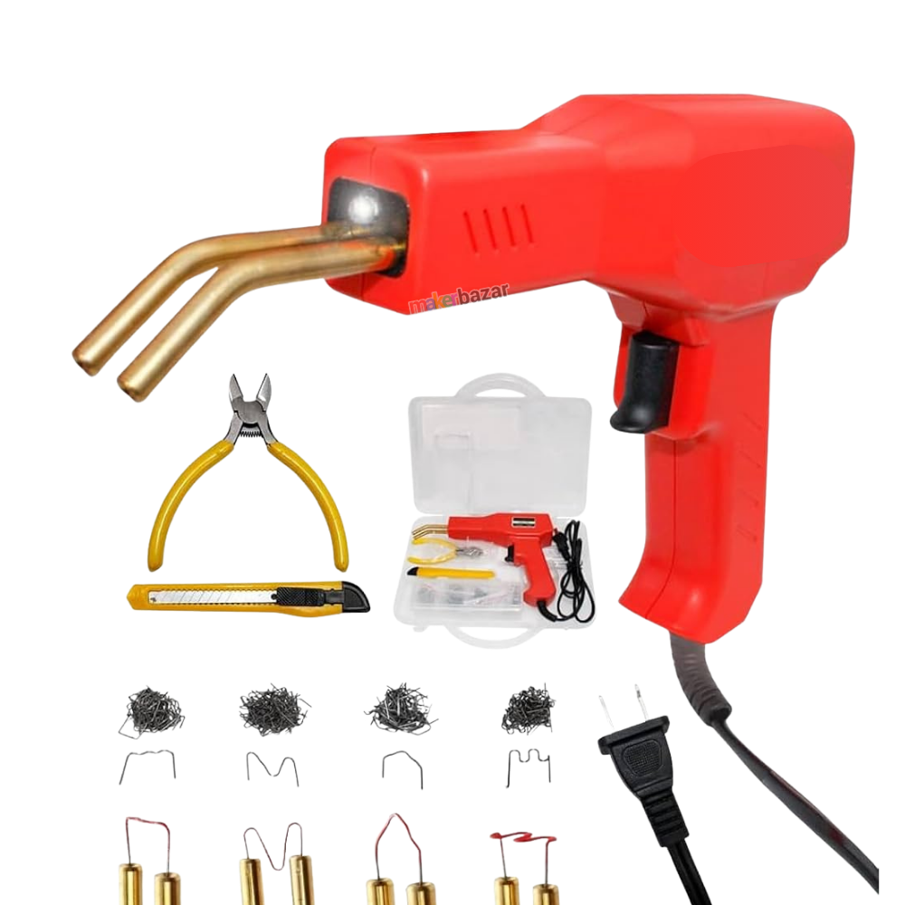 50W Soldering Gun Kit for Plastic Repair with Staples & Carry Case
