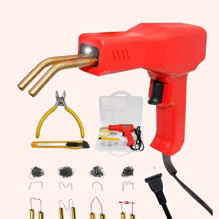 50W Soldering Gun Kit for Plastic Repair with Staples & Carry Case