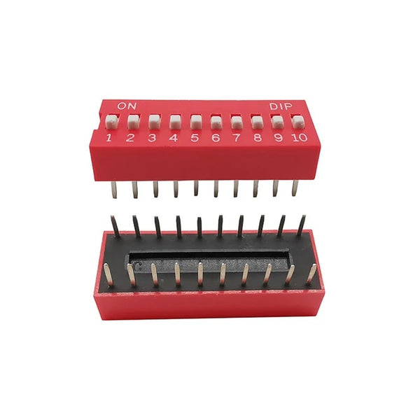 DIP Slide Switch 2.54mm Straight