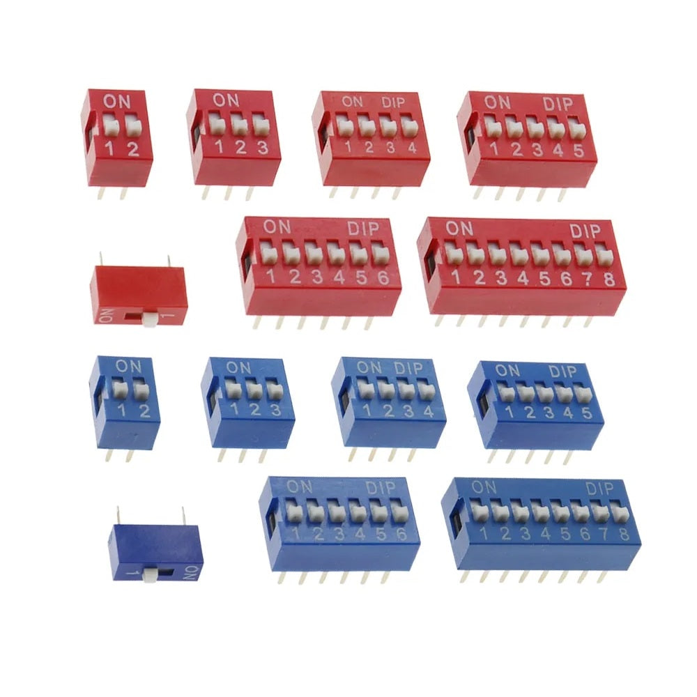 DIP Slide Switch 2.54mm Straight