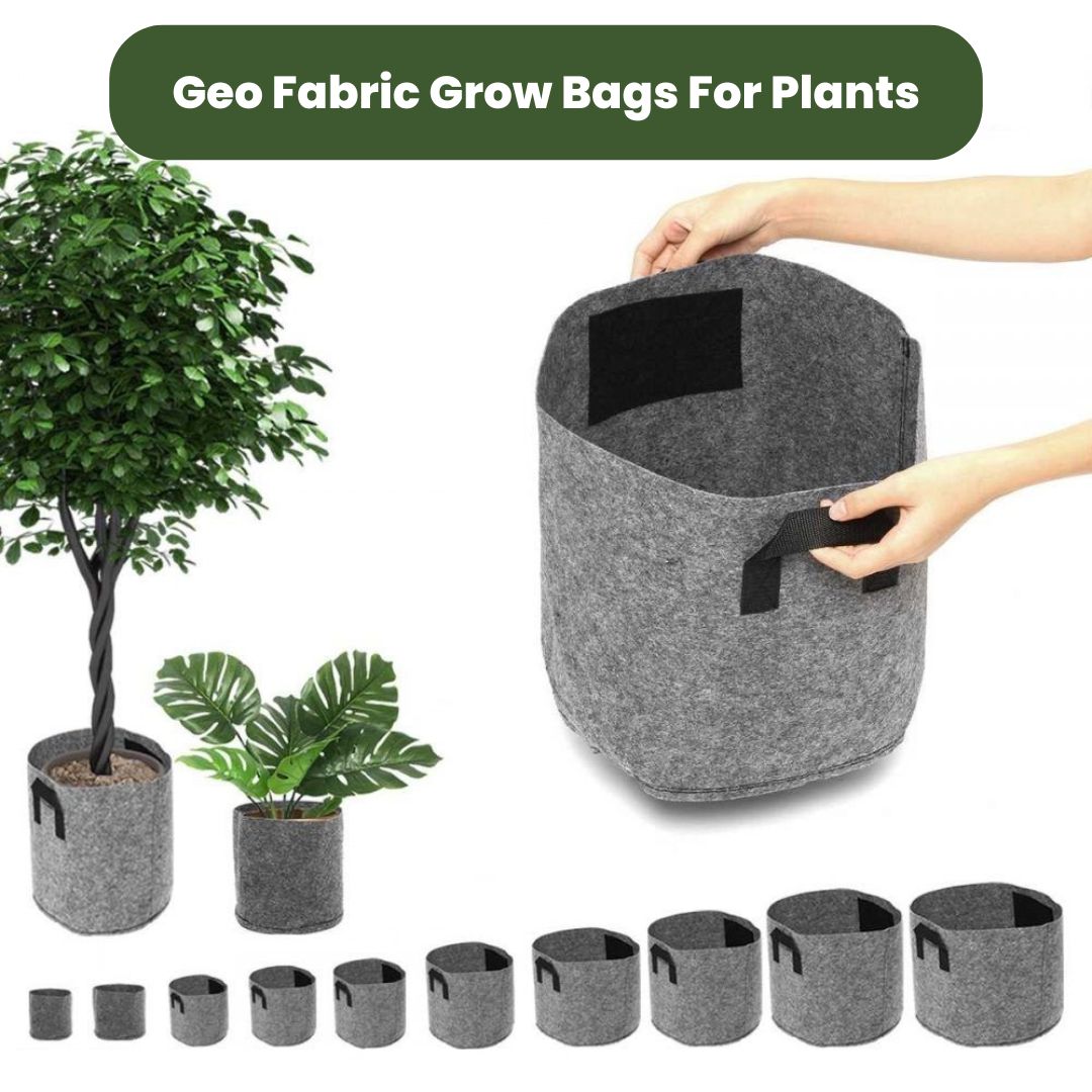 Buy Superior Aeration & Root Health Geo Fabric Grow Bags for Plants