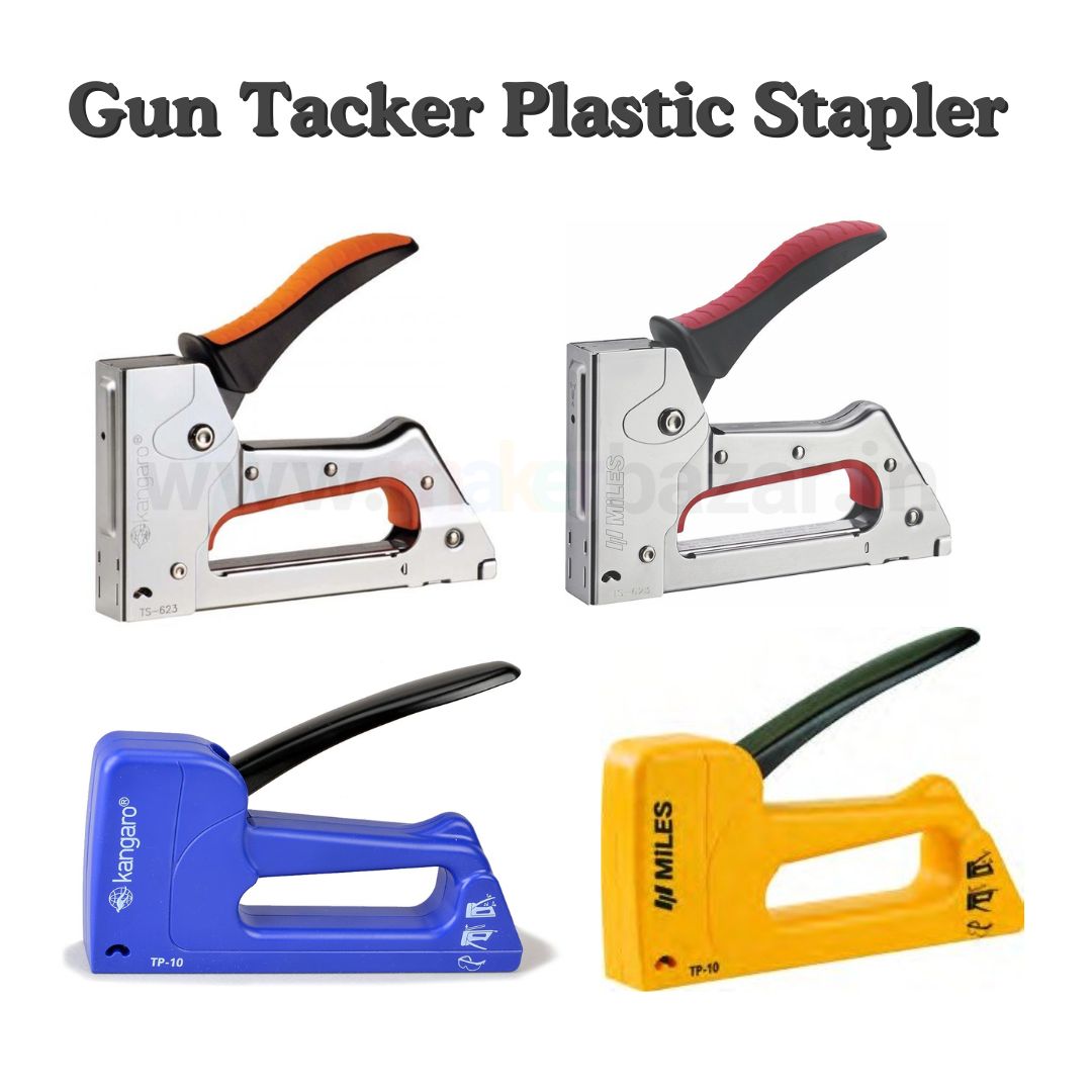 Buy Miles Plastic Gun Tacker in Multicolor| Makerbazar