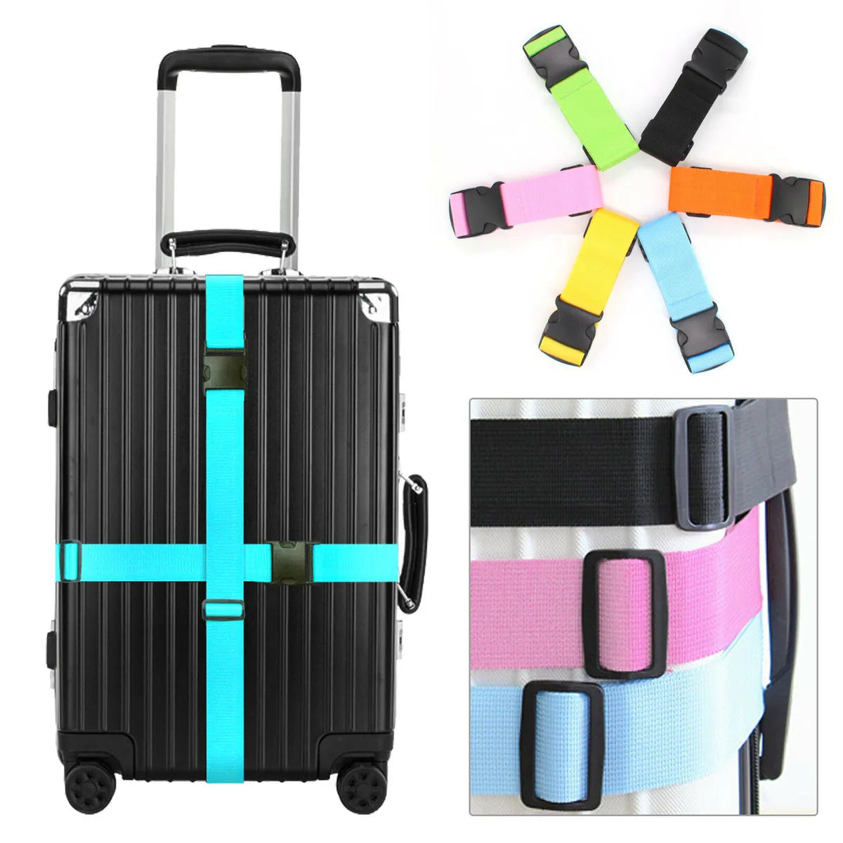 Travel Luggage Straps Belt: Secure and Adjustable Bag Fastening