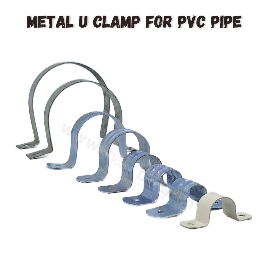 Metal U Clamps for PVC Pipes | Secure & Durable Pipe Mounting Solutions