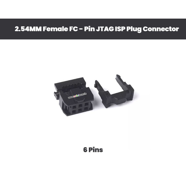 Buy 2.54MM Female FC - Pin JTAG ISP Plug Connector | Makerbazar