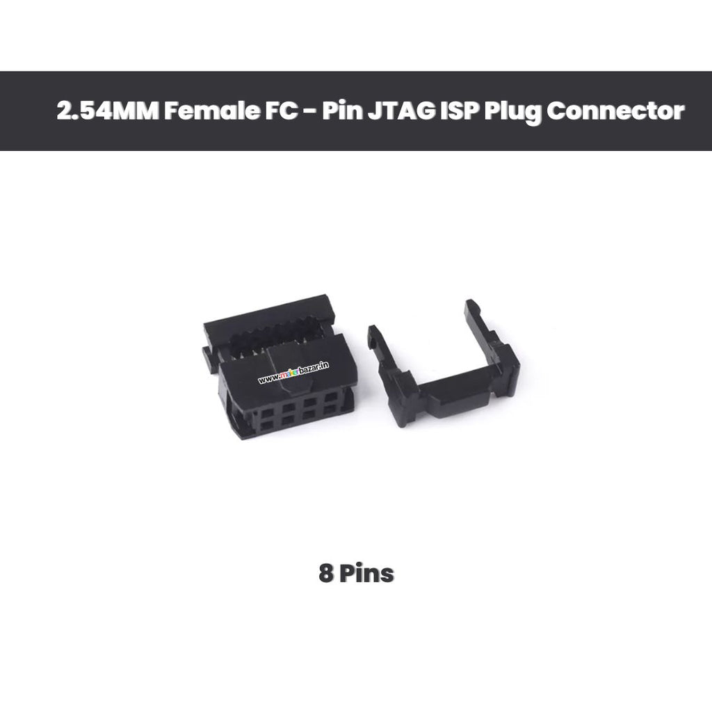 Buy 2.54MM Female FC - Pin JTAG ISP Plug Connector | Makerbazar