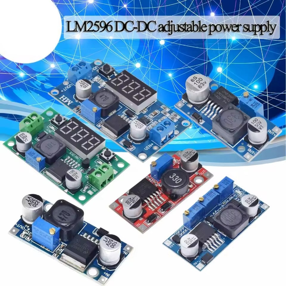 LM2596 DC-DC Converter Step-Down Module (Adjustable Buck) – LM2596 ...