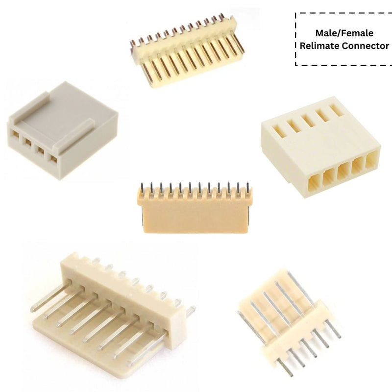 Relimate Connectors: Easy PCB Connections (Male & Female)