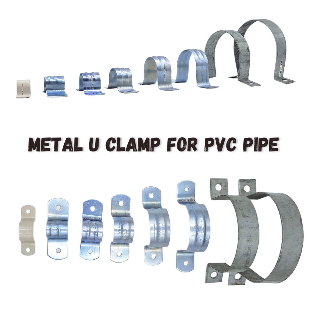 Metal U Clamps for PVC Pipes | Secure & Durable Pipe Mounting Solutions