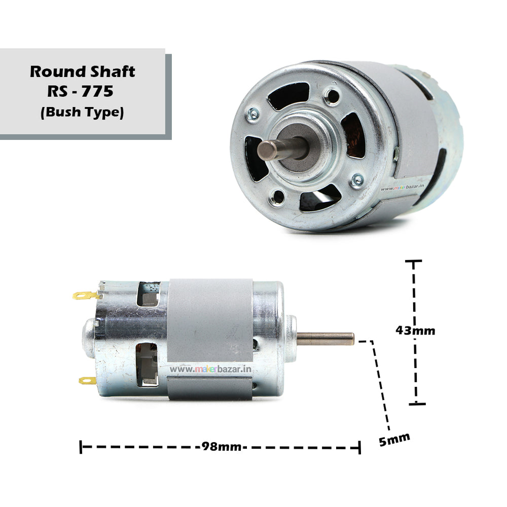 High-Performance DC Motor 12V for Robotics and DIY Projects