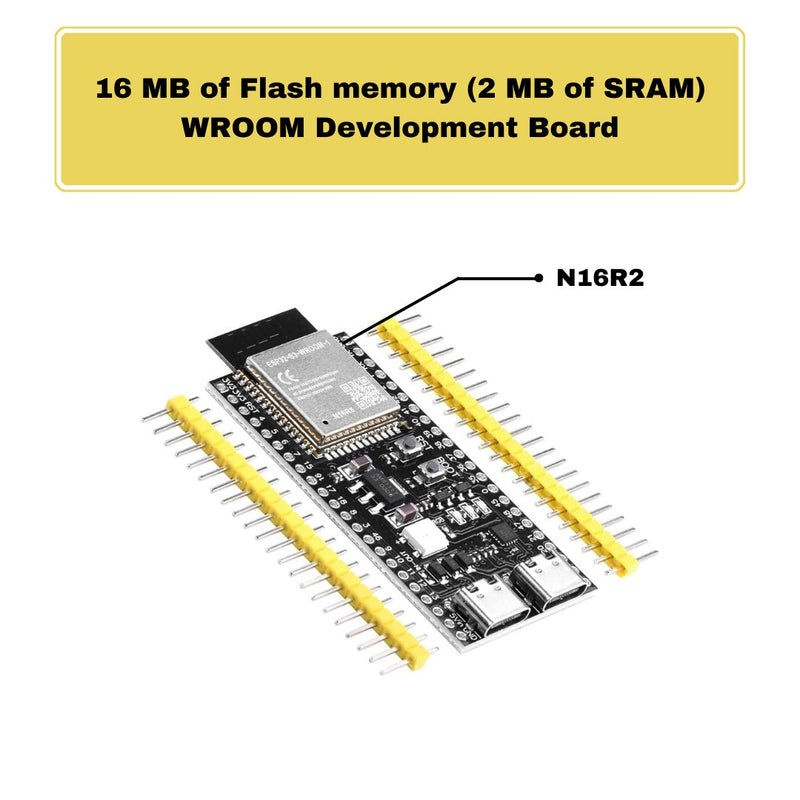 ESP32-S3-WROOM Development Kit | Makerbazar | Dual-Core, Wi-Fi & BLE