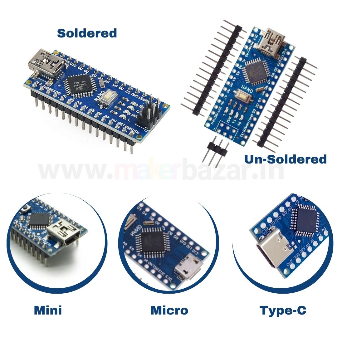 Buy Compact Microcontroller Board Nano 3.0 | Makerbazar