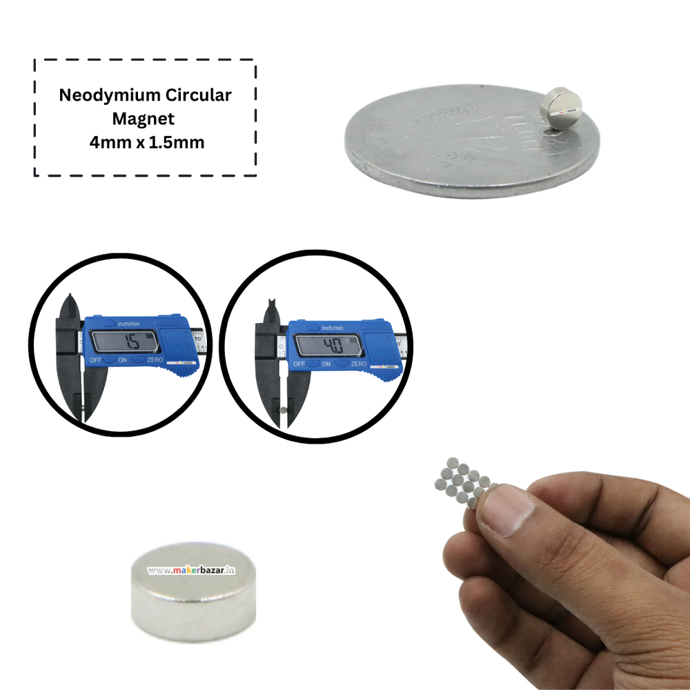 High-Strength Neodymium Circular Magnet - Powerful & Versatile
