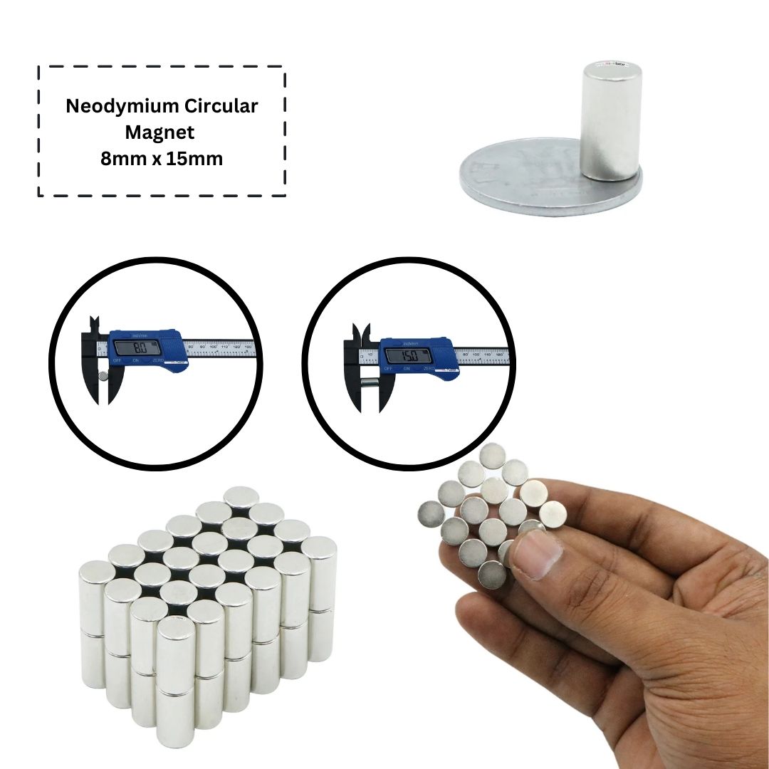 High-Strength Neodymium Circular Magnet - Powerful & Versatile
