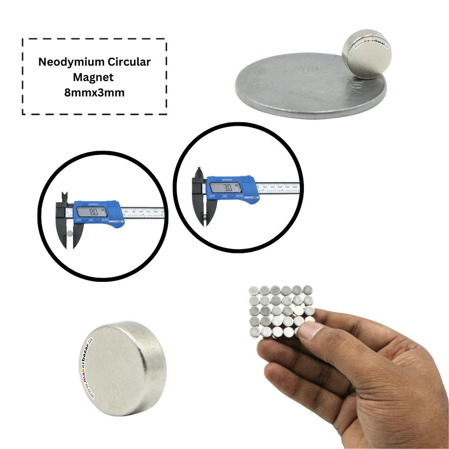 High-Strength Neodymium Circular Magnet - Powerful & Versatile