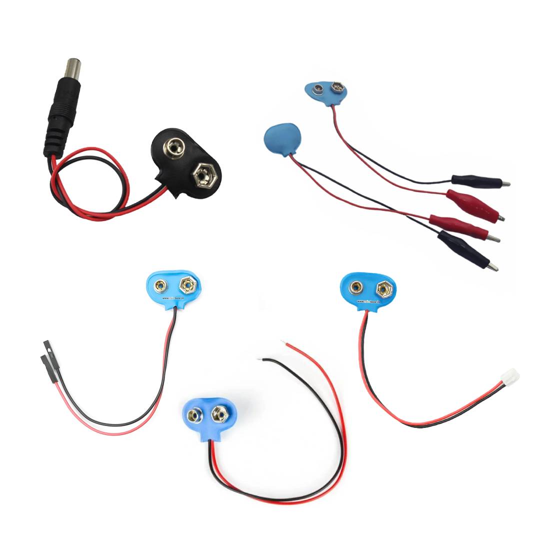 9V Battery Snap Connector: Power Your Projects Easily (Optional: & DC Jack)