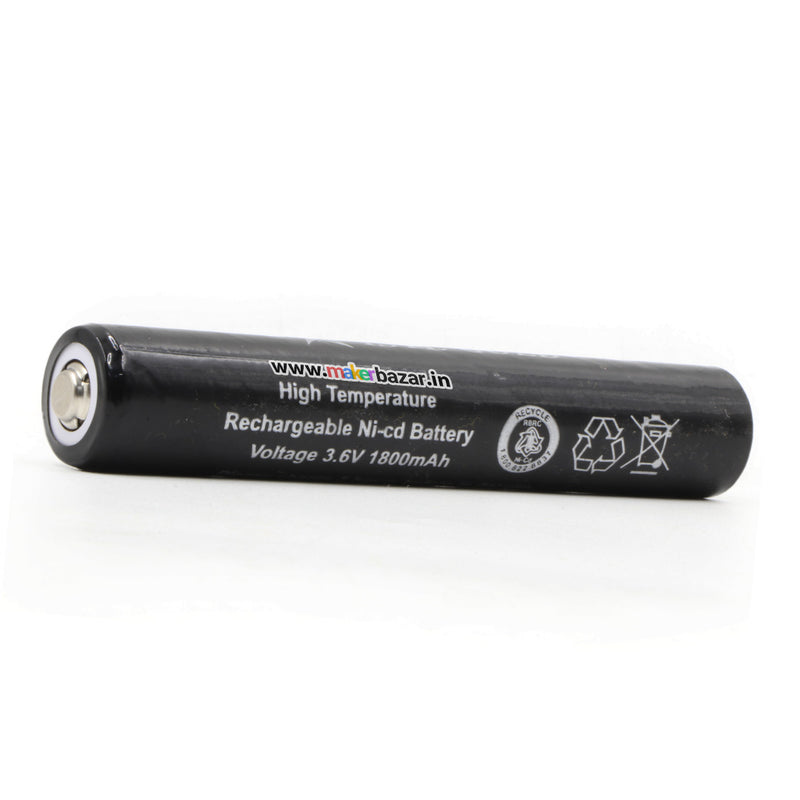Generic : 1800mAh 3.6V Size-3SC Cell NiCd Rechargeable Battery with Bu
