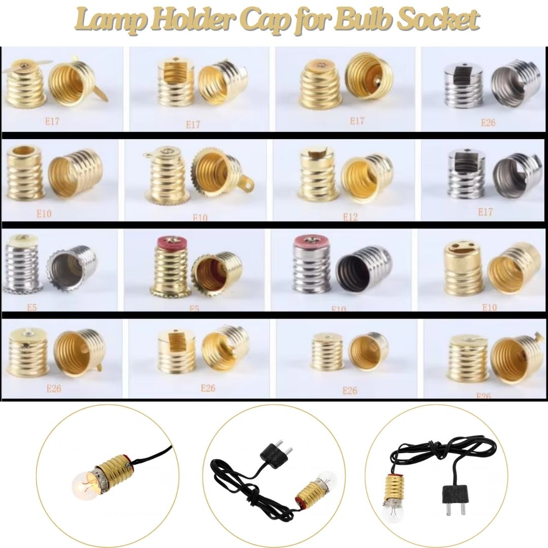 Buy Secure Nickel Brass Lamp Holder Cap for Bulb | Makerbazar