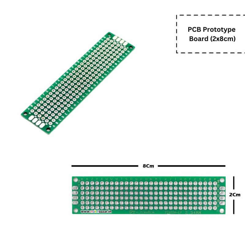 Universal PCB Prototype Board 2.54mm Hole Pitch
