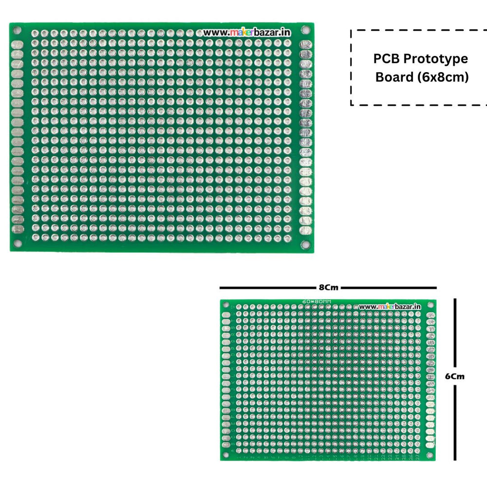 Universal PCB Prototype Board 2.54mm Hole Pitch