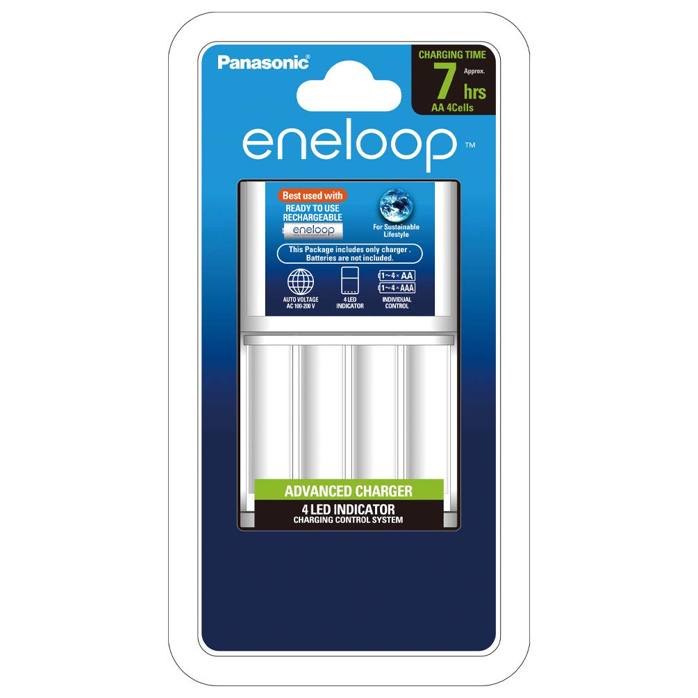 Panasonic Eneloop Advanced Charger – BQ-CC55, BQ-CC17, BQ-CC61 for AA ...