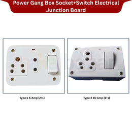 Buy Universal Socket + Switch Combo Board – 16 Amp + 6 Amp