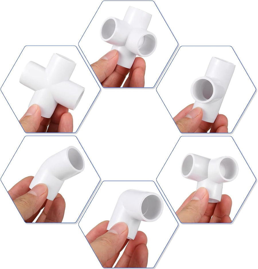 PVC Pipe Fittings Joint for DIY/Furniture/Construction