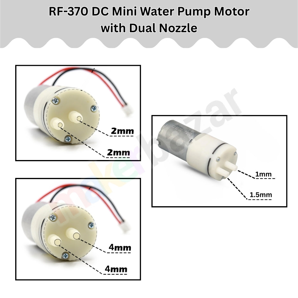 Buy Compact DC 3V–6V Water Pump Motor for DIY Projects and Electronics