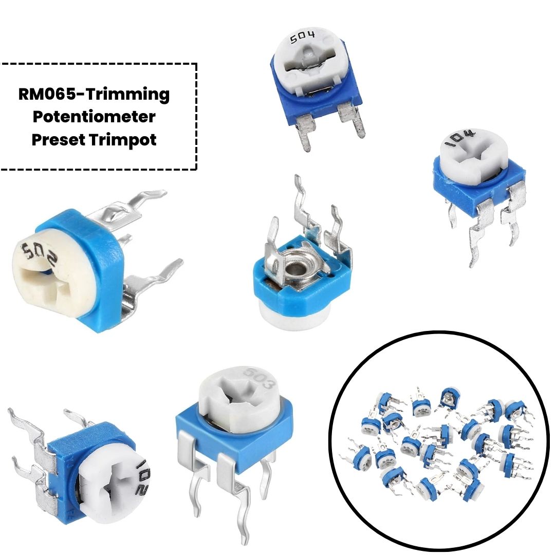 RM065 Trimming Potentiometer Preset Trimpot Variable Resistor
