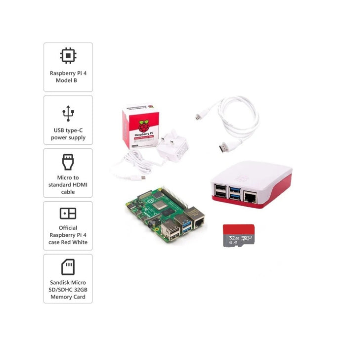 RPI4 Kits | Raspberry Pi 4 Model-B Starter Kit